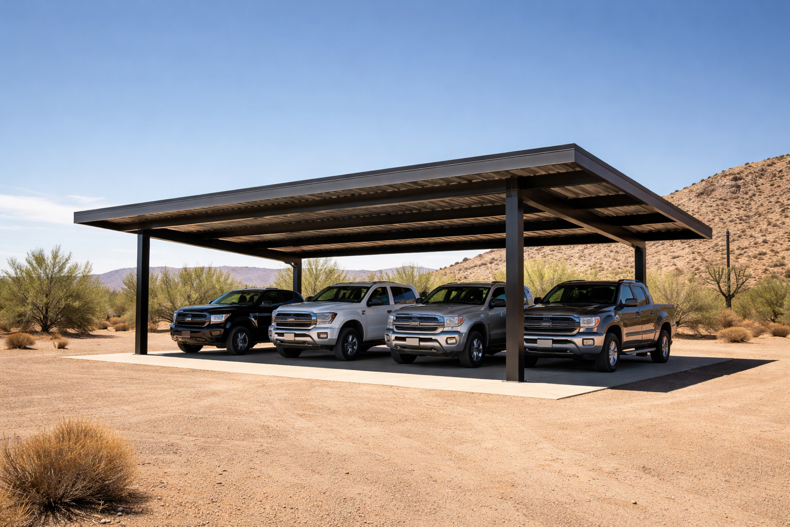 Custom Metal Shade Structures Phoenix | AZ Shade Builders